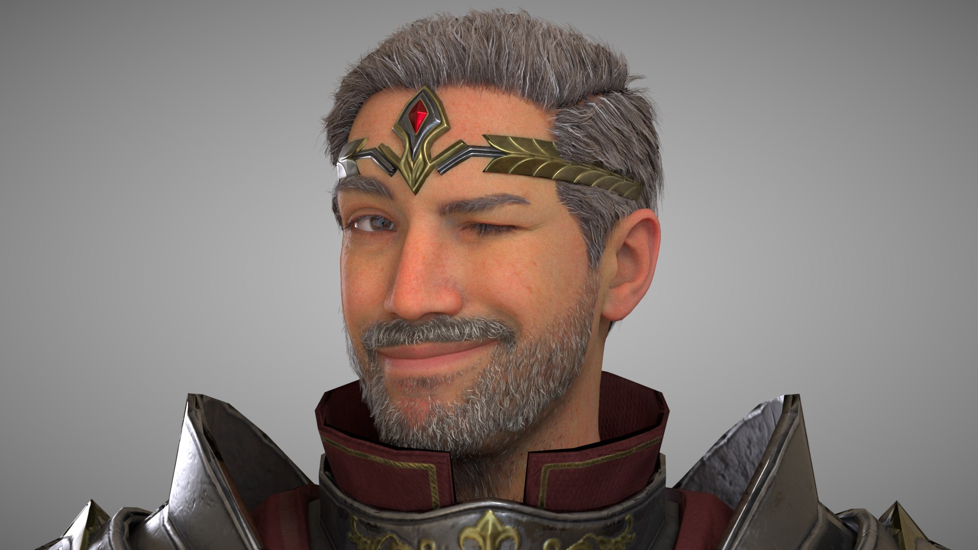 3D модель REALISTIC HUMAN KNIGHT - FULLY RIGGED - TurboSquid 2071588