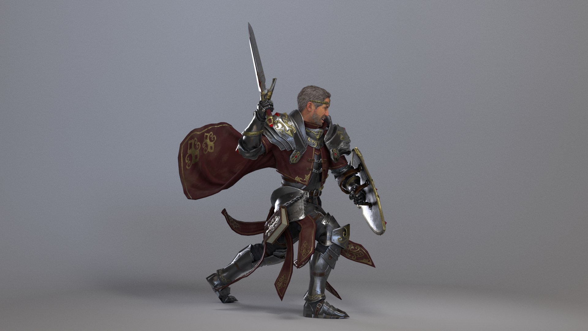 REALISTIC HUMAN KNIGHT - FULLY RIGGED 3D Model - TurboSquid 2071588