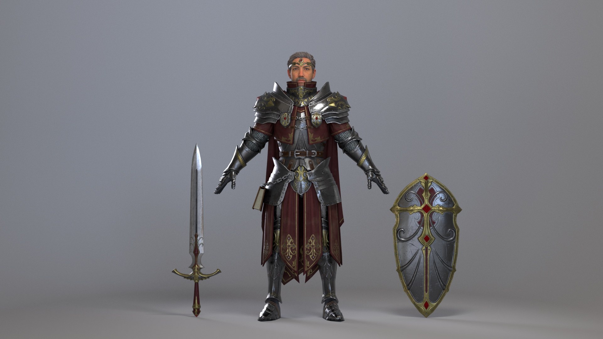 REALISTIC HUMAN KNIGHT - FULLY RIGGED 3D model - TurboSquid 2071588