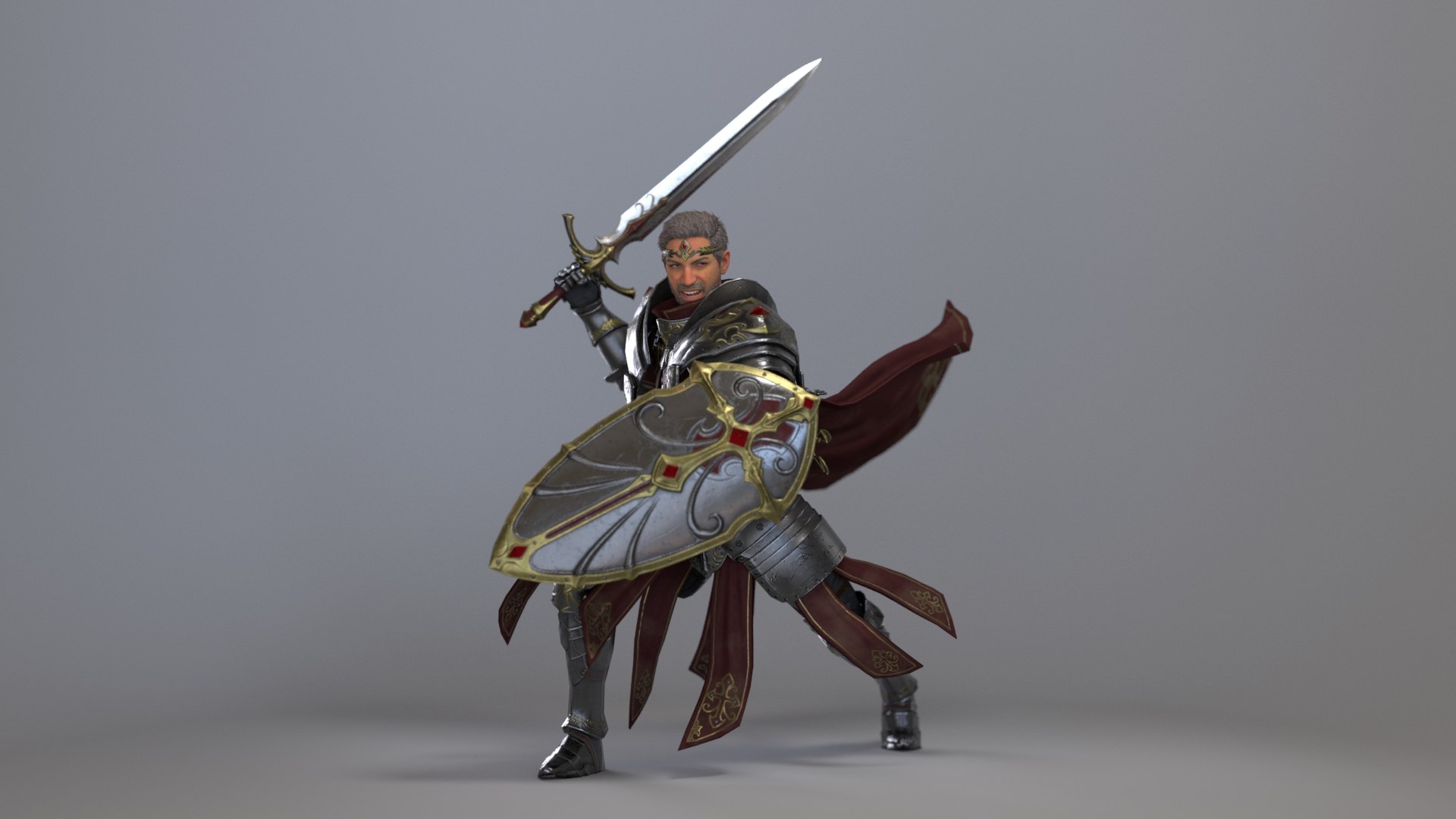 REALISTIC HUMAN KNIGHT - FULLY RIGGED 3D model - TurboSquid 2071588