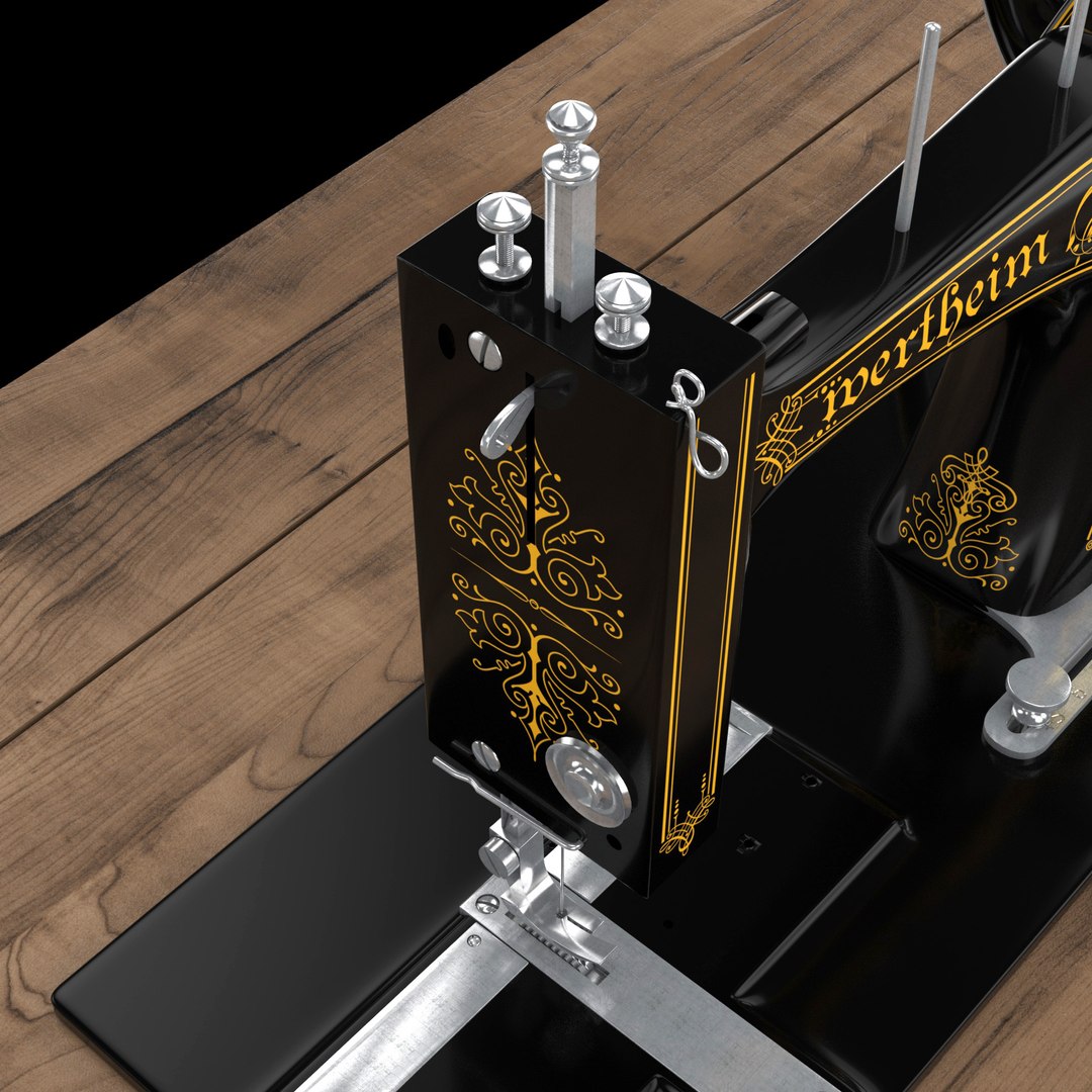 Wertheim Vintage Sewing Machine 3D Model - TurboSquid 1255408