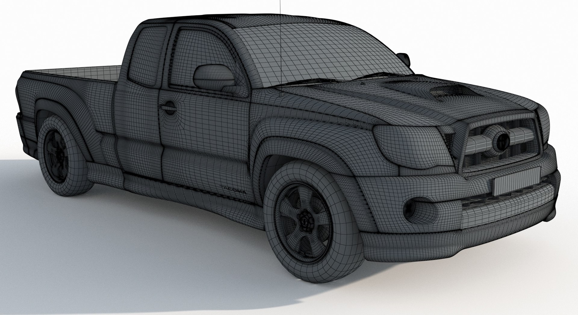 3D Toyota Tacoma XRunner TRD 2012 - TurboSquid 1951932
