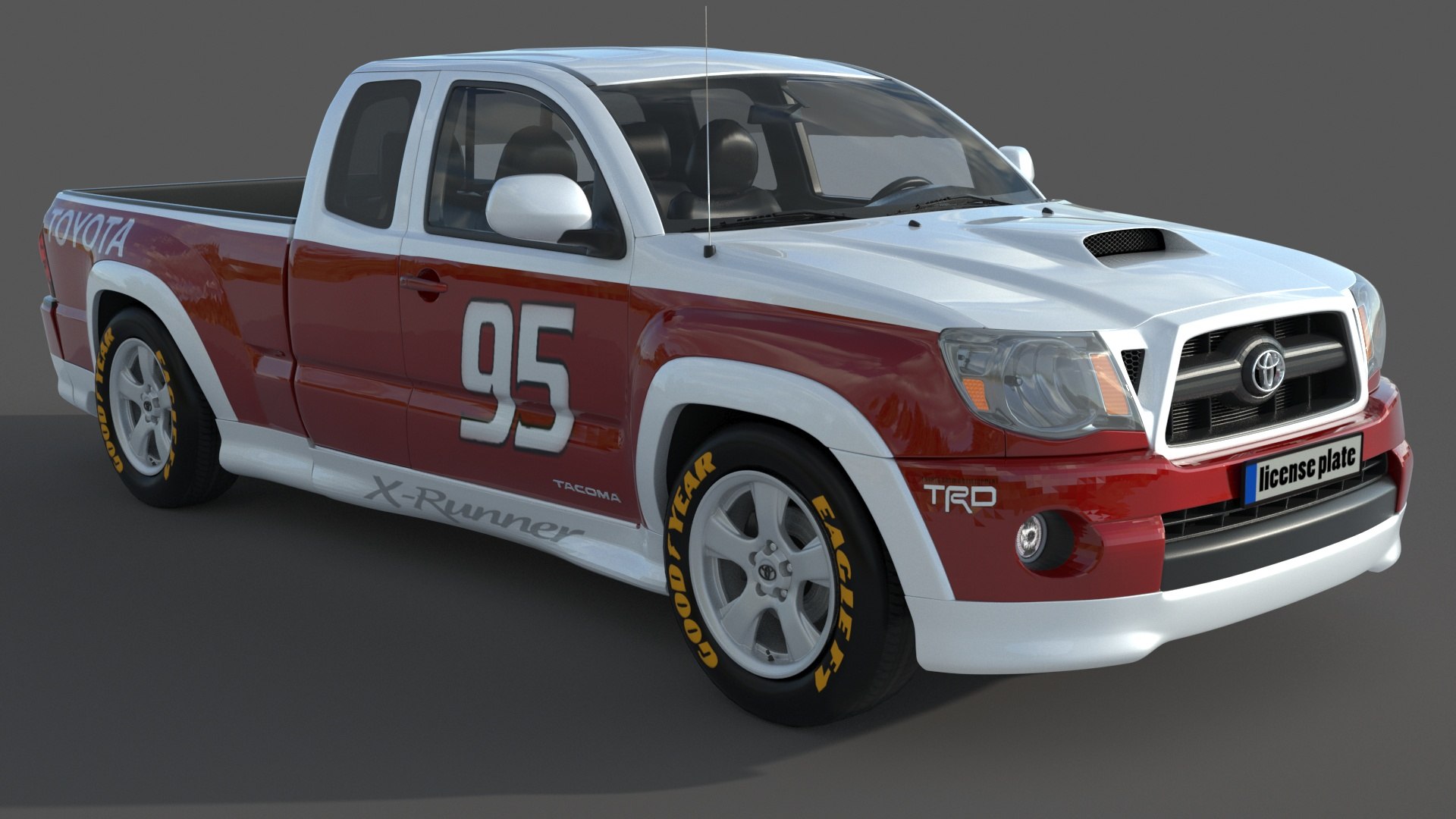 3D Toyota Tacoma XRunner TRD 2012 - TurboSquid 1951932