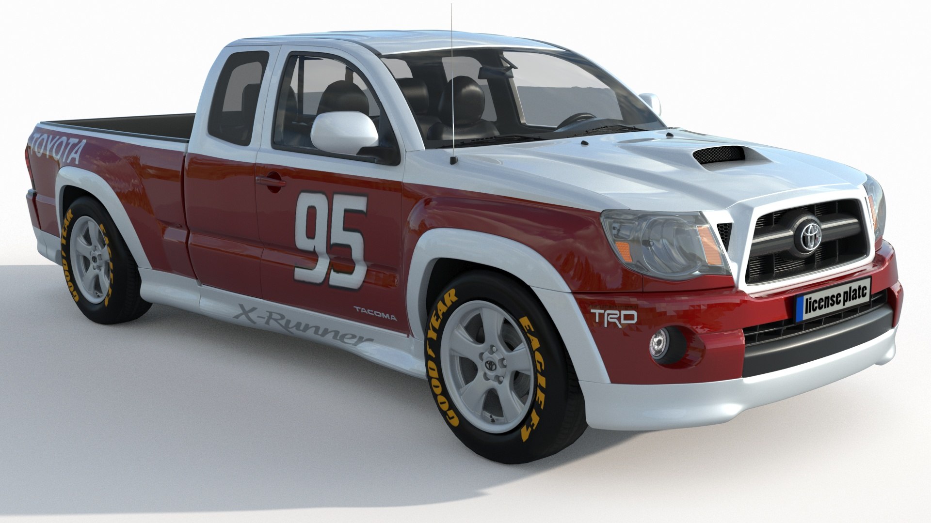 3D Toyota Tacoma XRunner TRD 2012 - TurboSquid 1951932