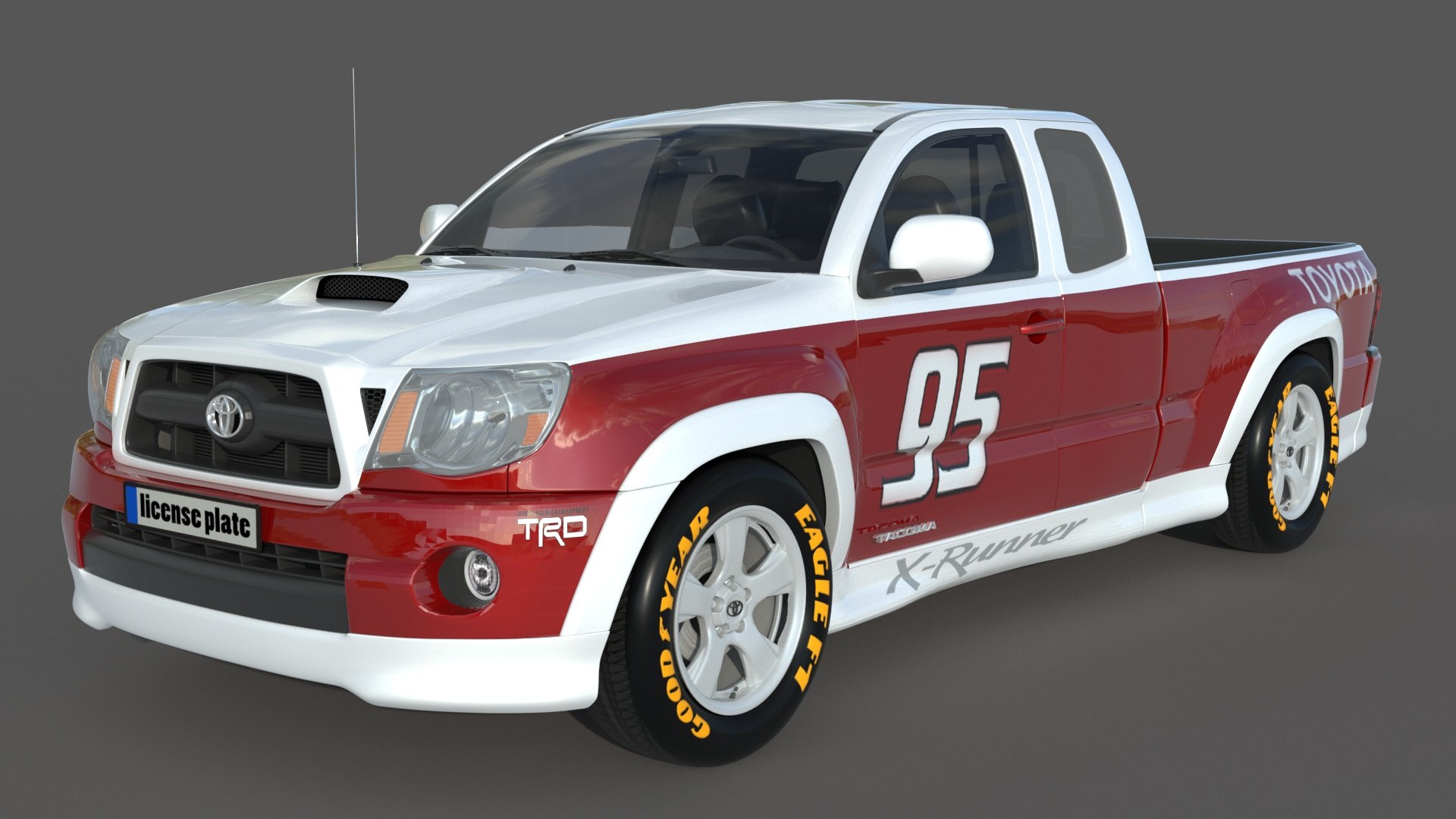 3D Toyota Tacoma XRunner TRD 2012 - TurboSquid 1951932