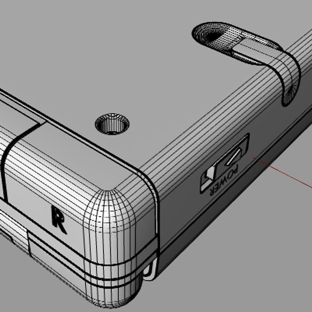 Ds Lite Console 3d Model