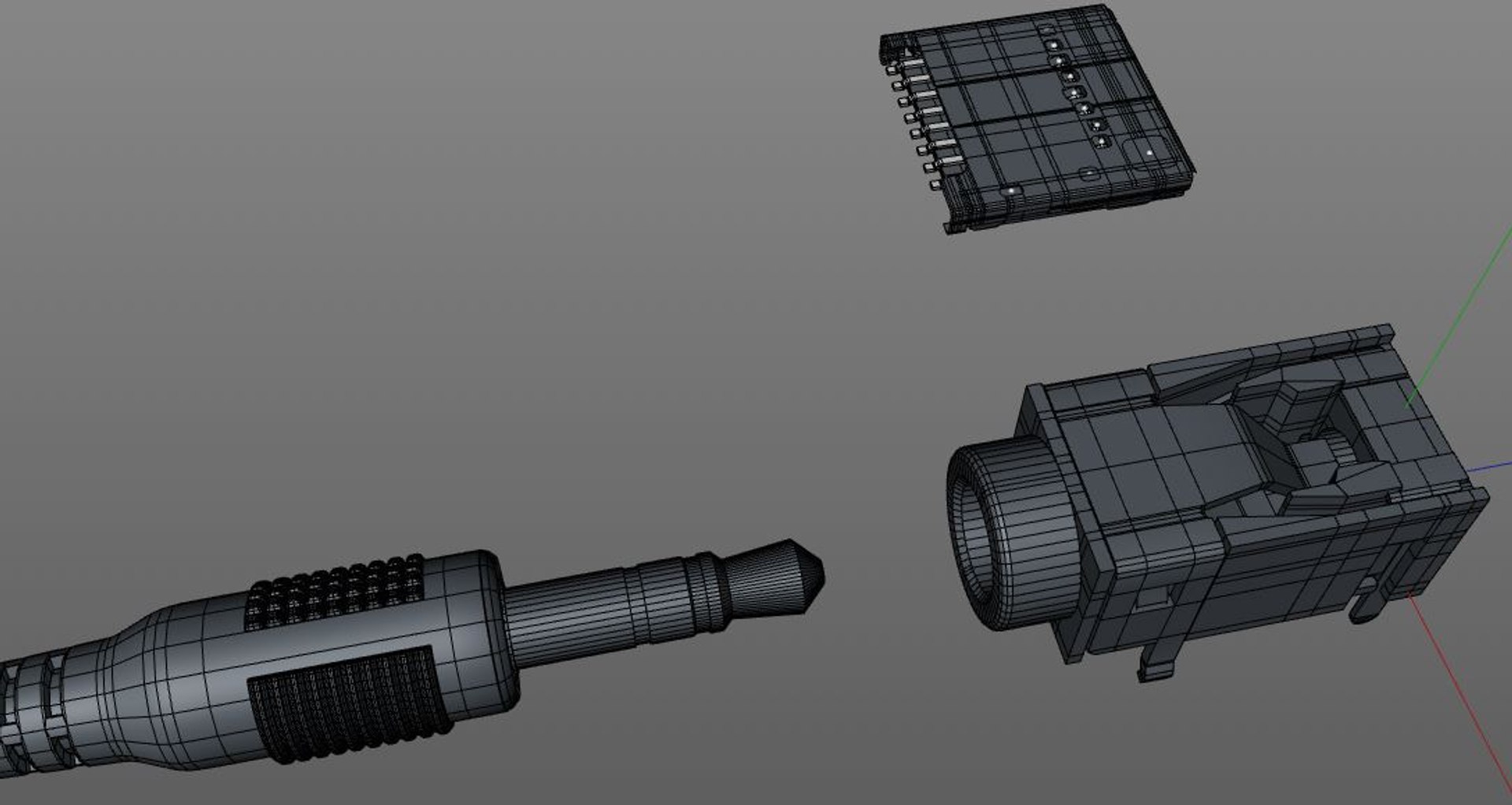 Jack Micro Plug Model - TurboSquid 1328020