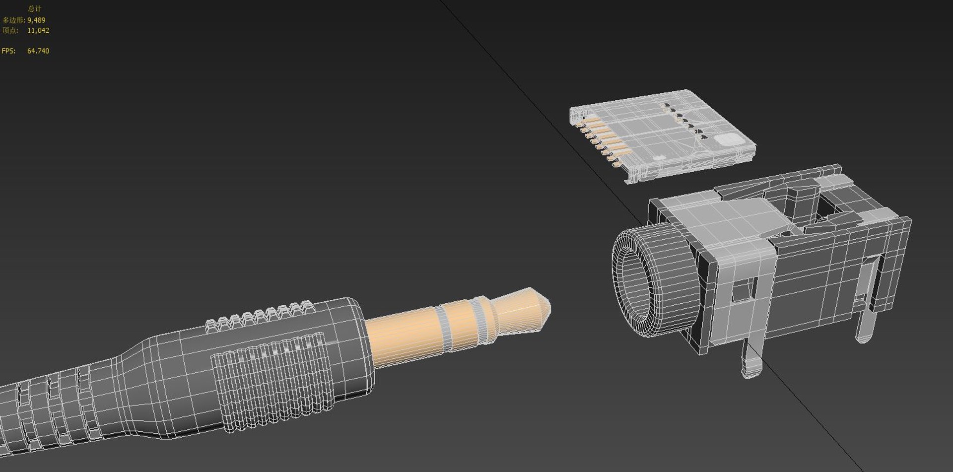 Jack Micro Plug Model - TurboSquid 1328020