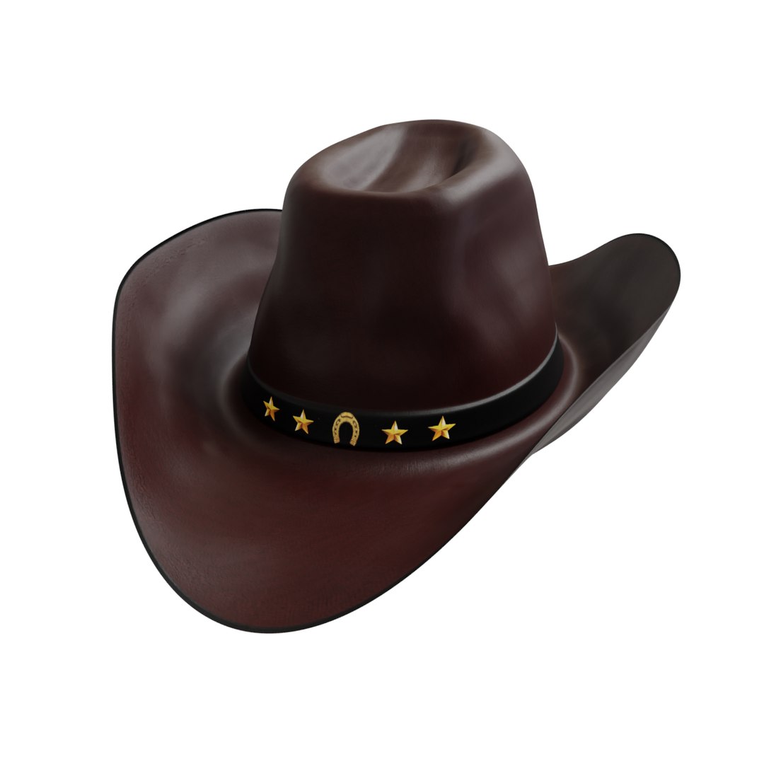 Modern Cowboy Hat 3D Model - TurboSquid 2272968