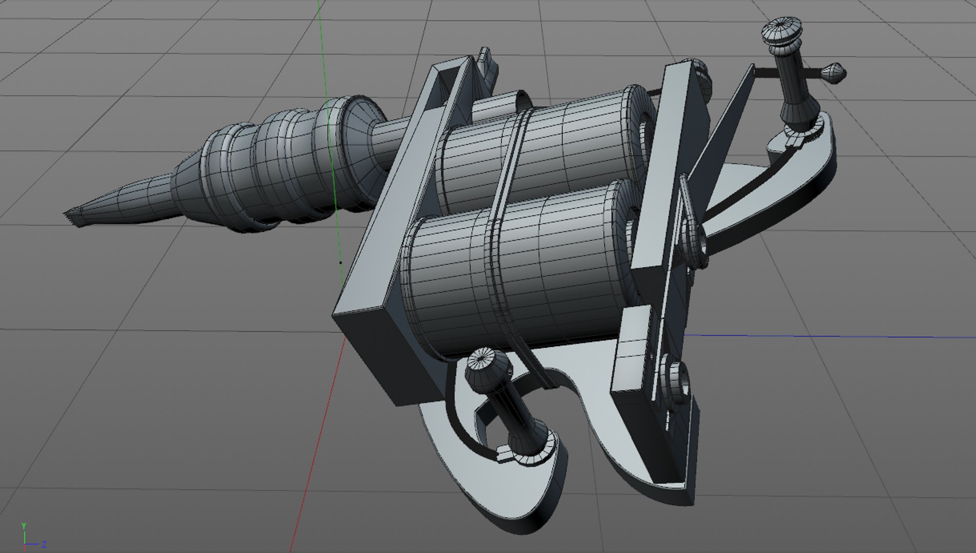 3D Model Tattoo Shader Machine - TurboSquid 1282175