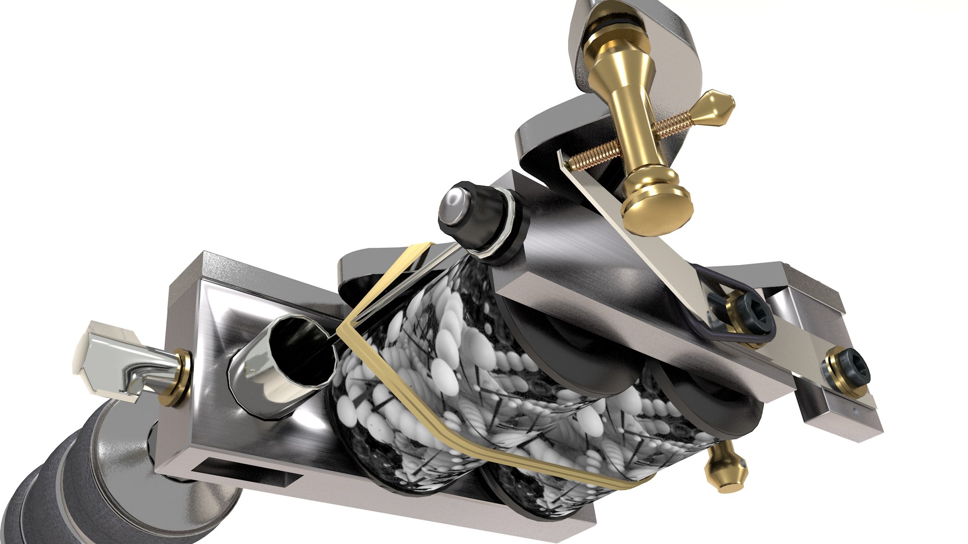 3D Model Tattoo Shader Machine - TurboSquid 1282175