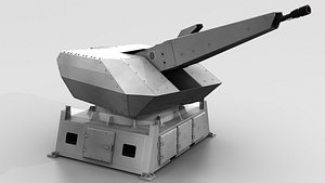 particle gun turret 3d model