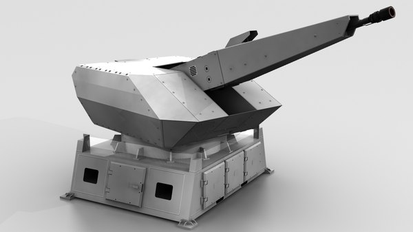 particle gun turret 3d model