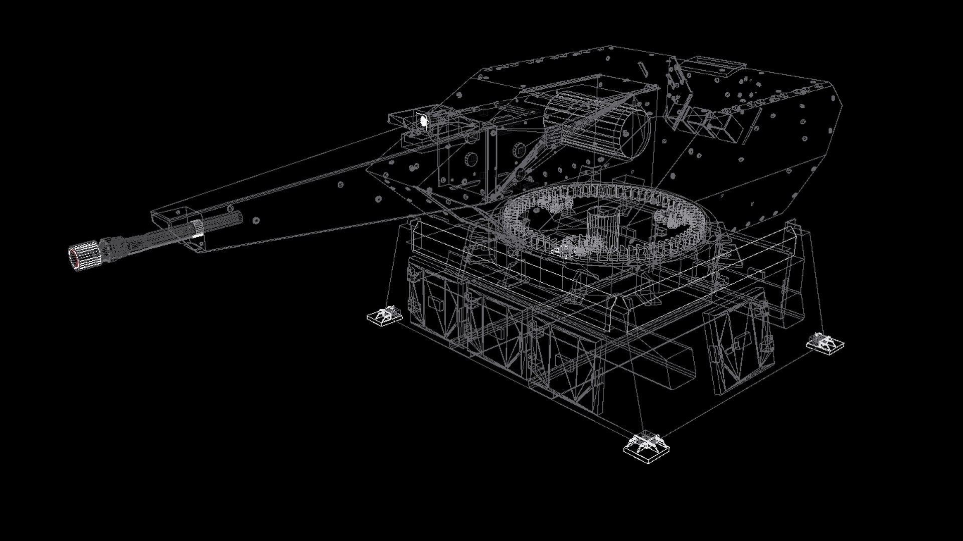 3d Oerlikon Skyshield Turret