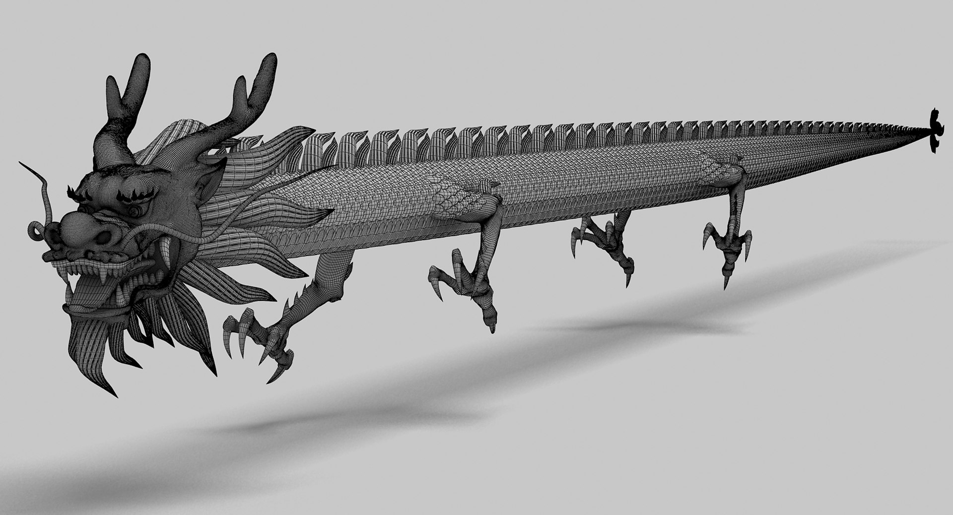 3d Chinese Straight Dragon