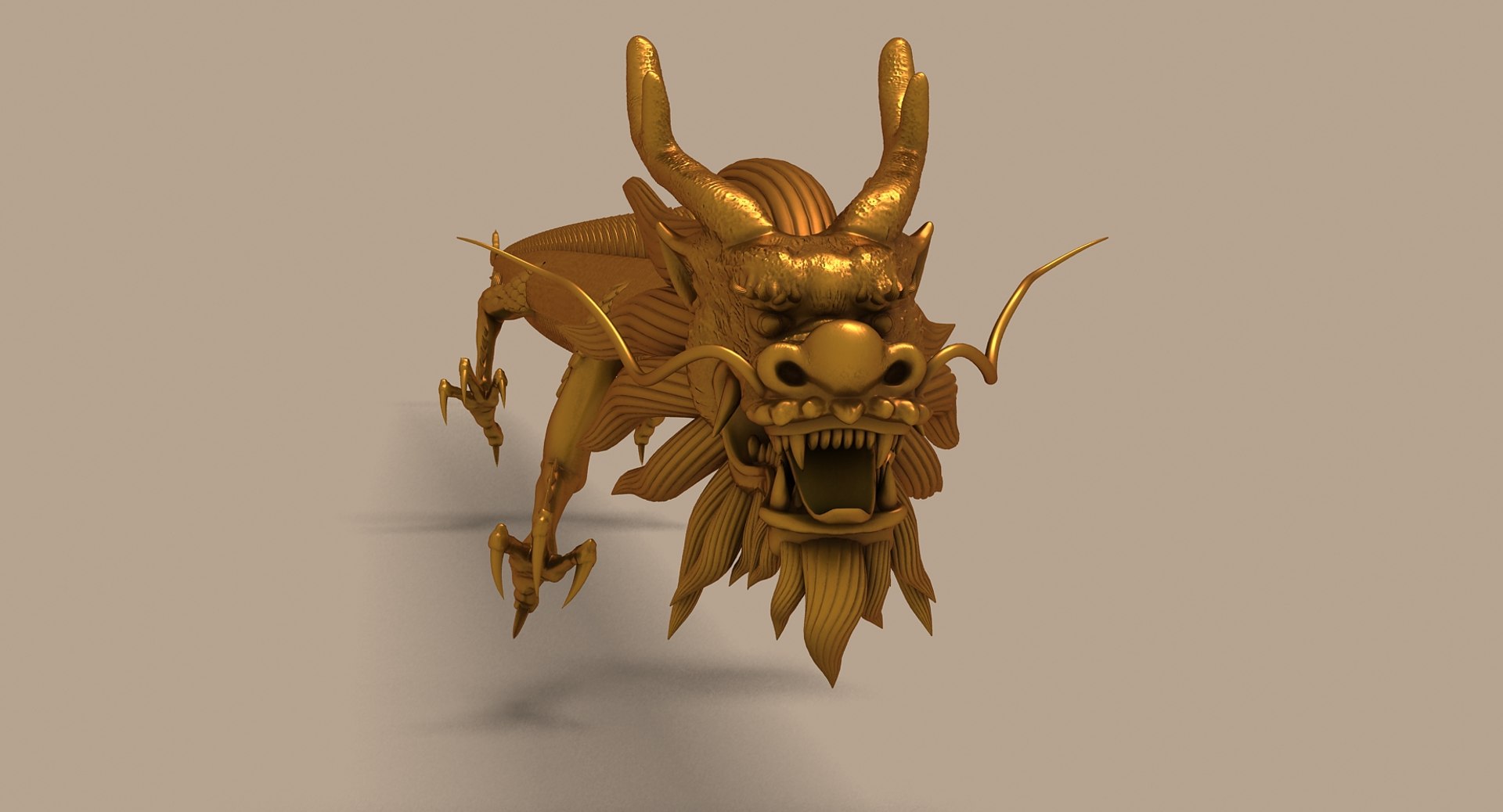 3d Chinese Straight Dragon