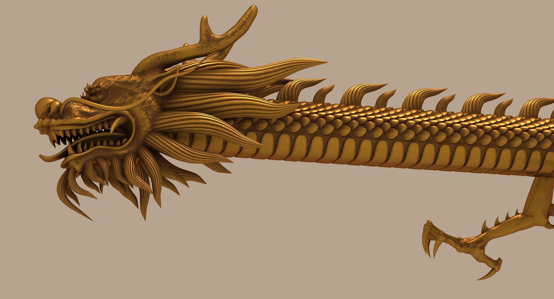 3d Chinese Straight Dragon