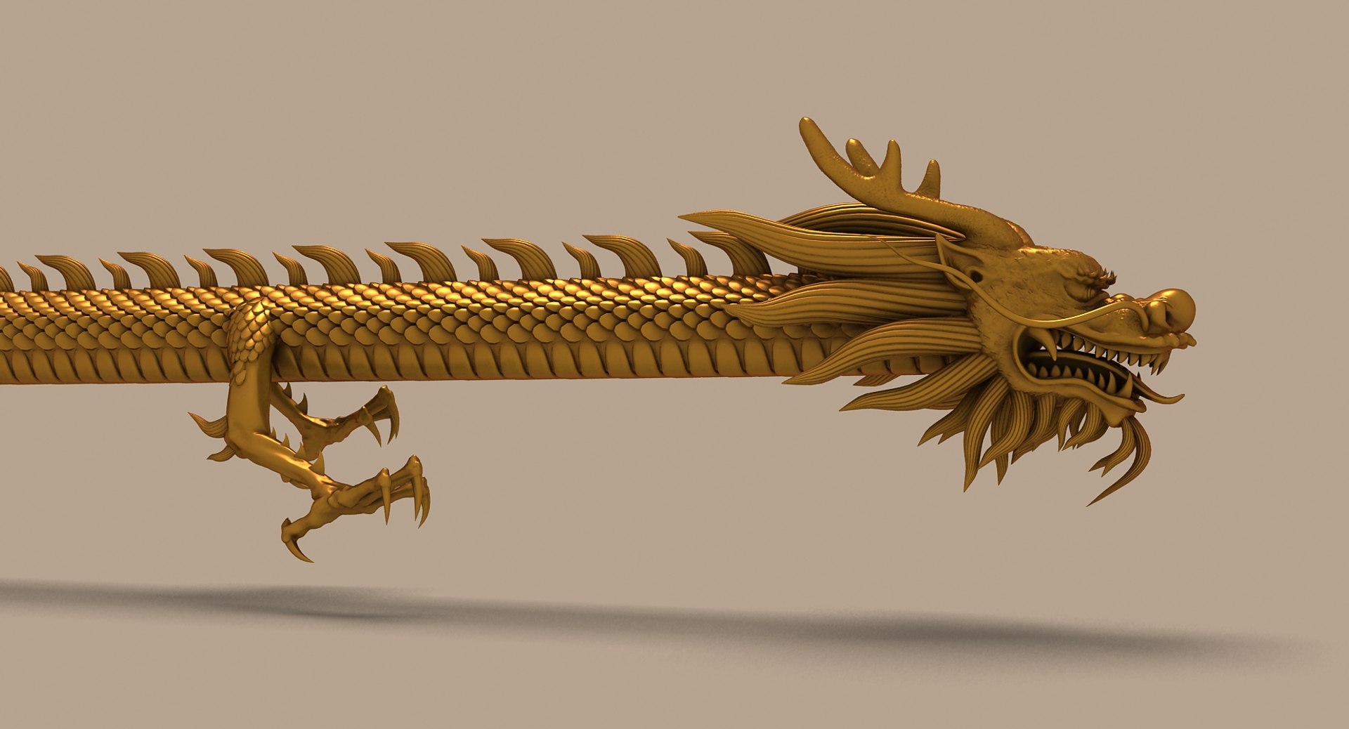 3d Chinese Straight Dragon