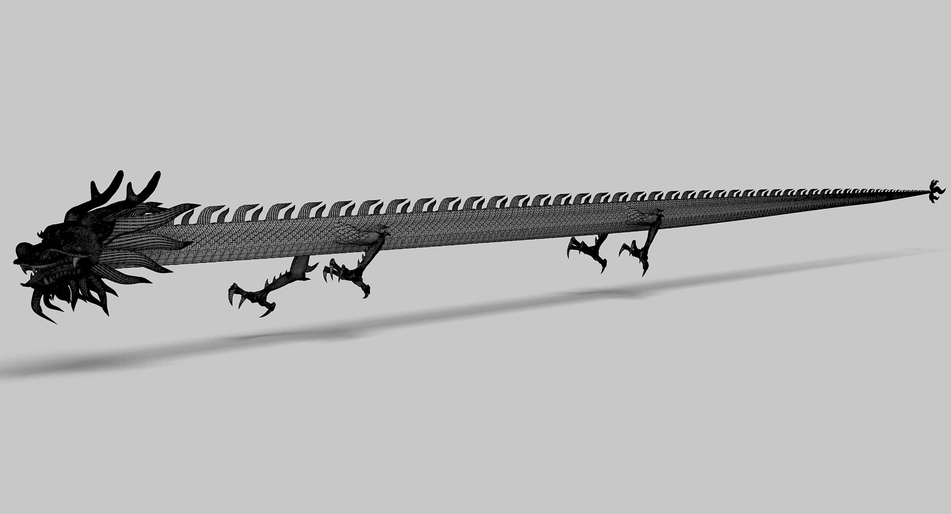 3d Chinese Straight Dragon