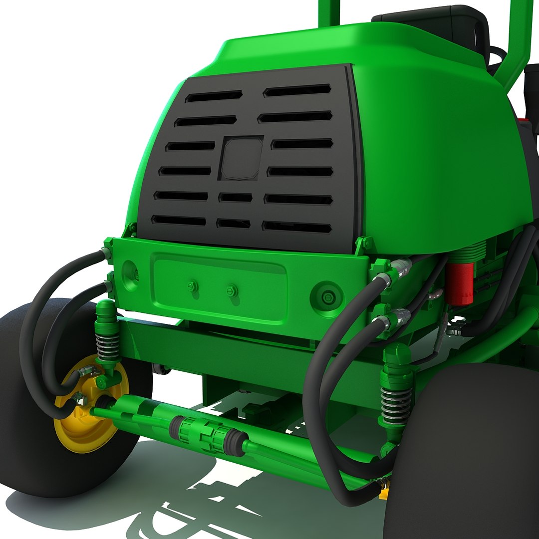 3d lawn mower model