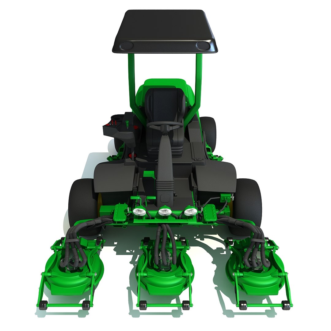 3d Lawn Mower Model