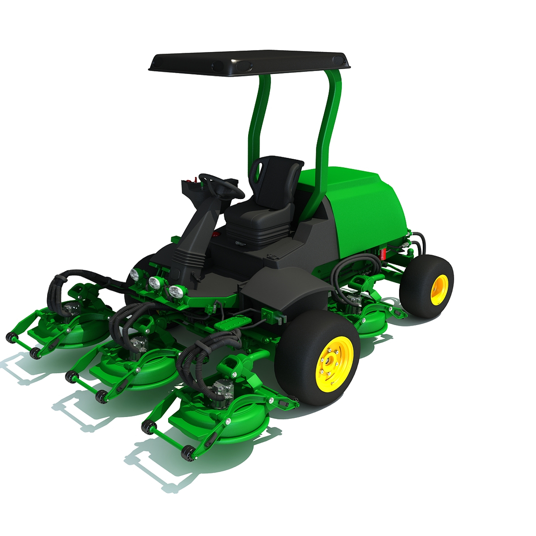 3d Lawn Mower Model