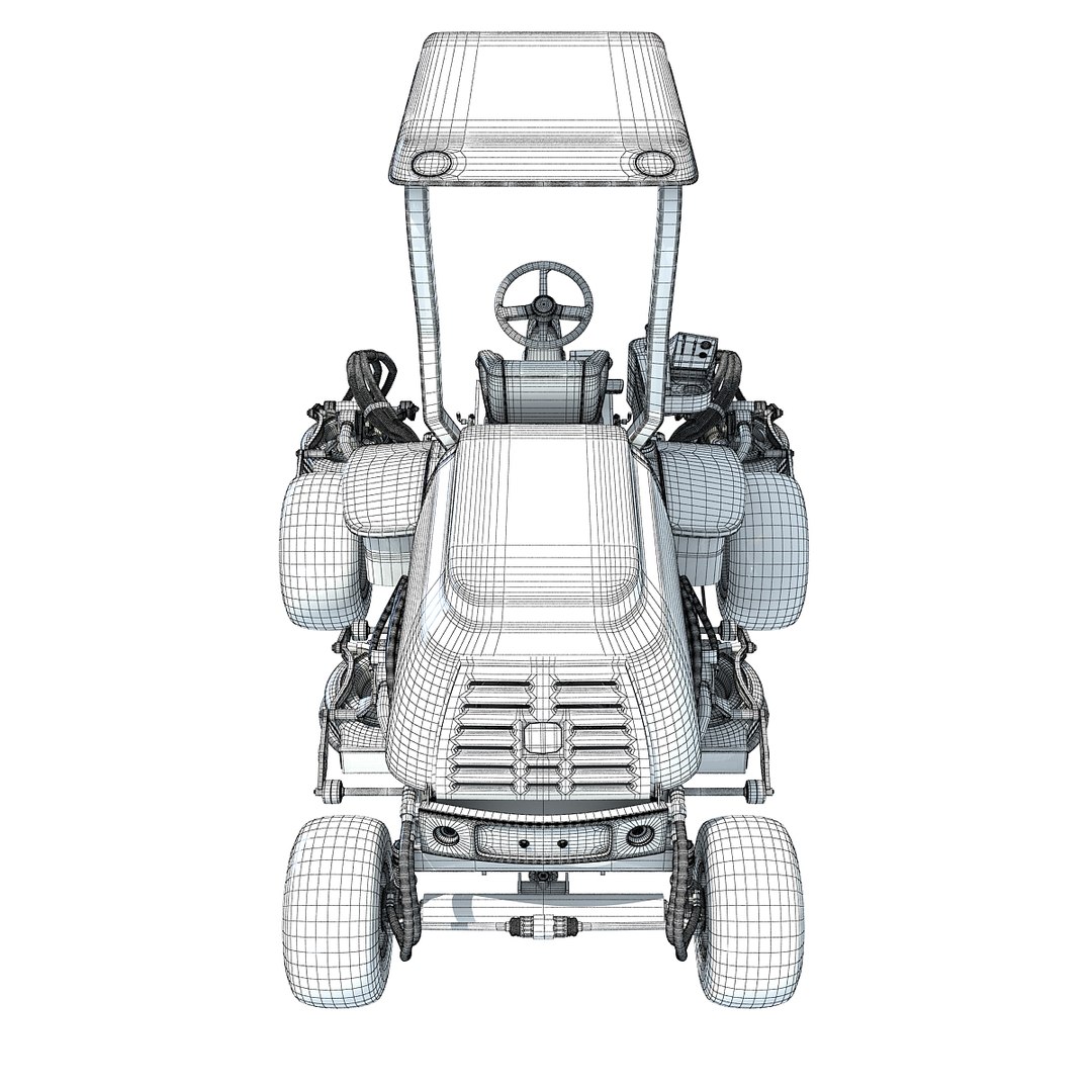 3d Lawn Mower Model