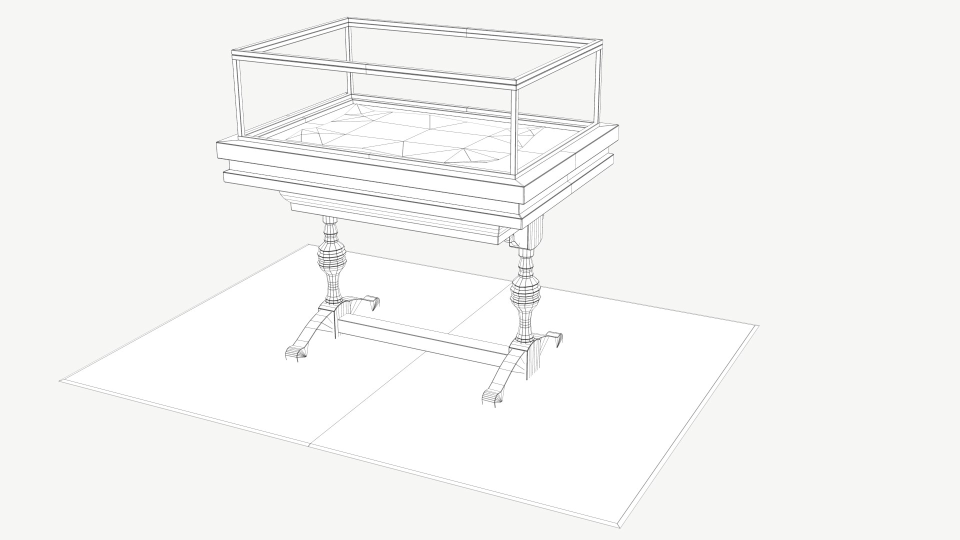 display case 3d model