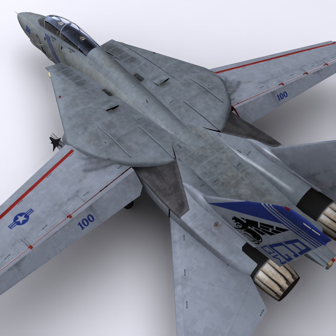 3ds Max F-14 Fighter Jet F-14b