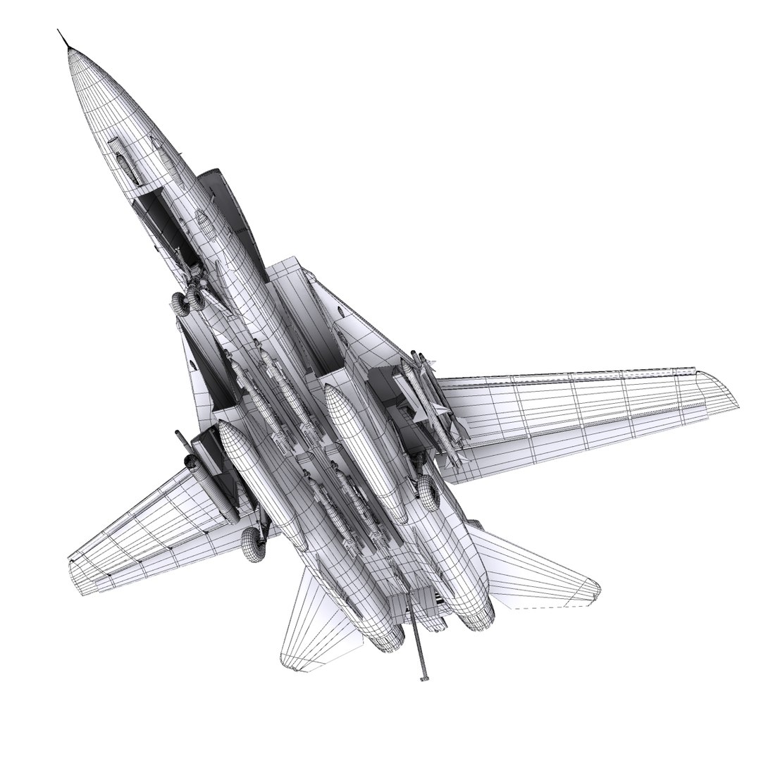 3ds Max F-14 Fighter Jet F-14b