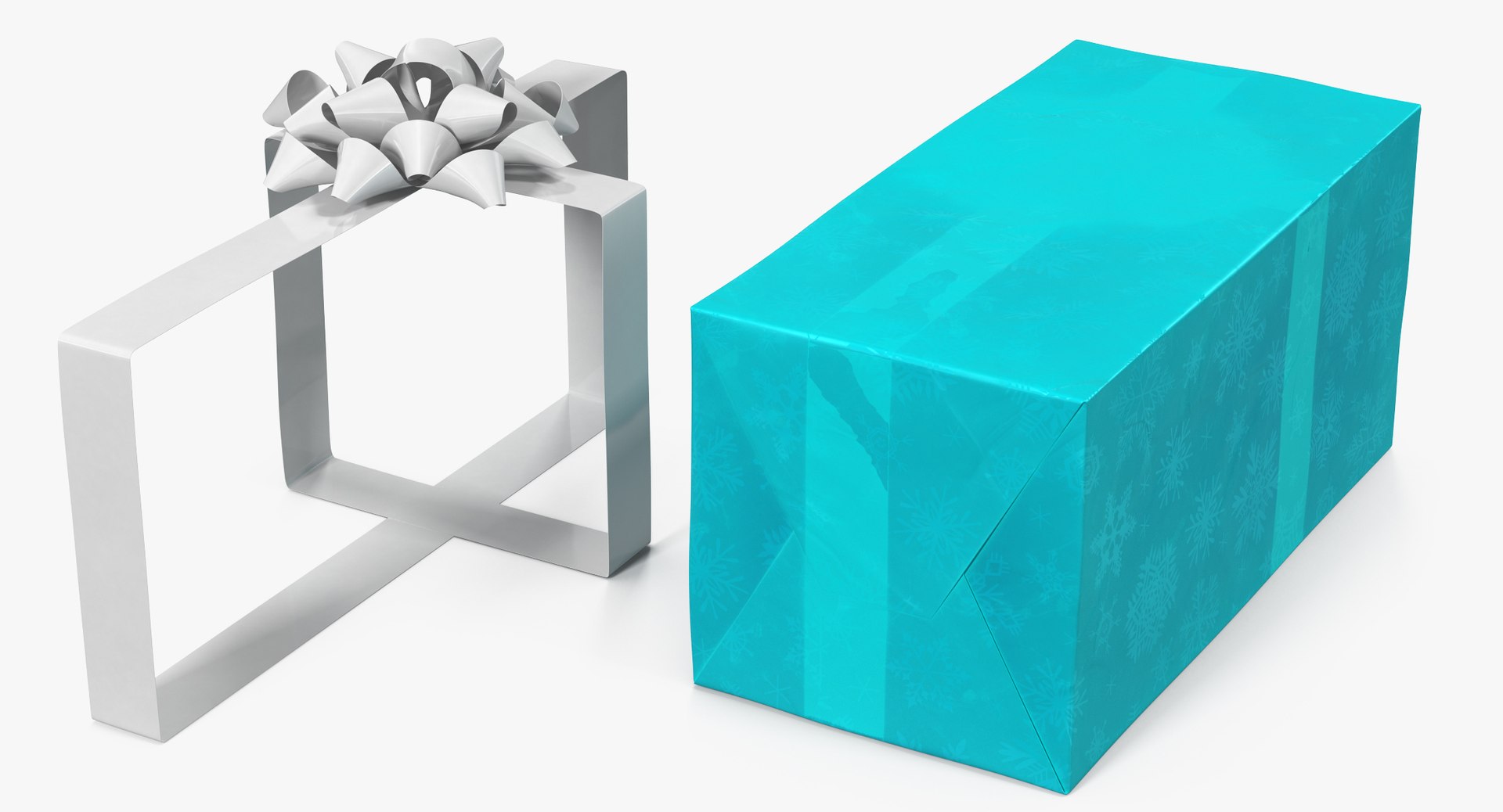 3D gift box 3 model - TurboSquid 1206737