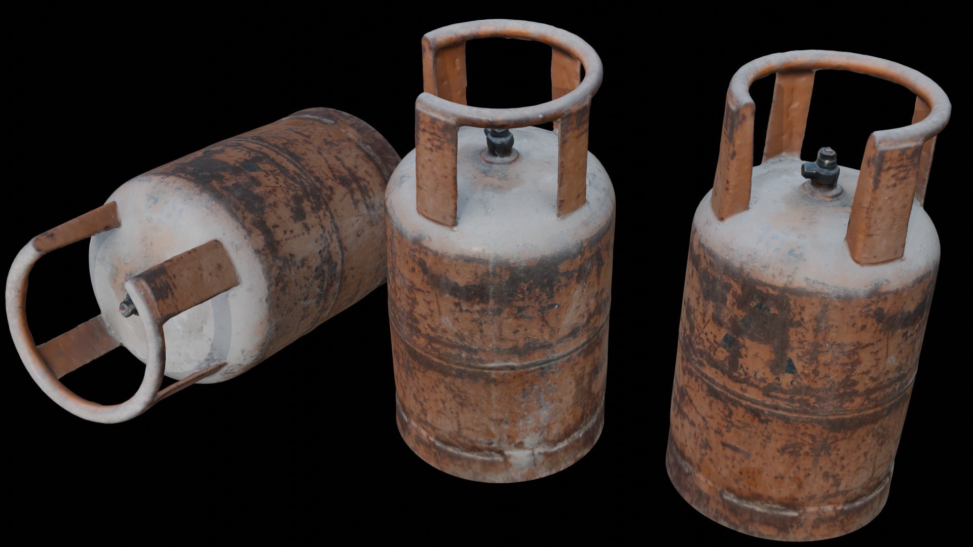 3D Rusty LPG Gas Cylinder 3D Scan Model - TurboSquid 2422674