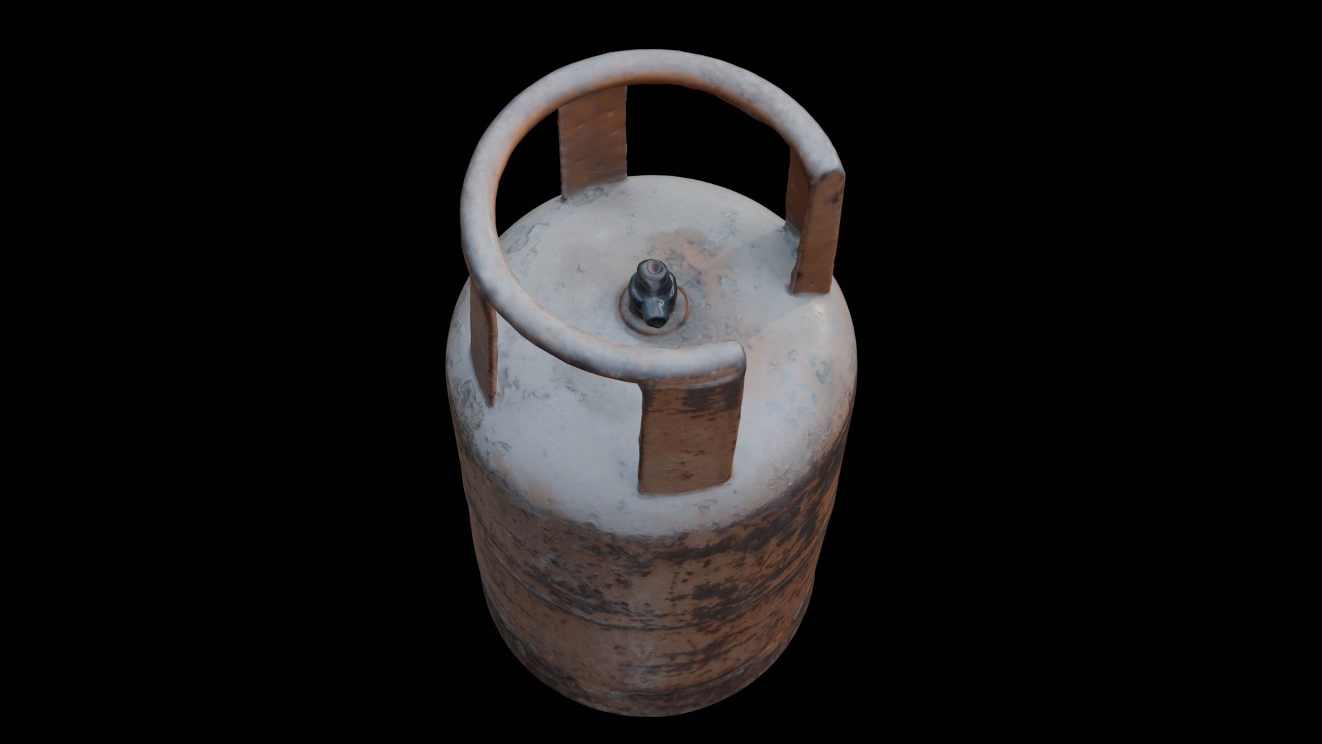 3D Rusty LPG Gas Cylinder 3D Scan Model - TurboSquid 2422674