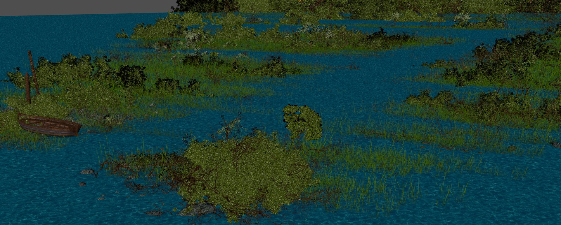 Sunset Swamp Environment 3D Model - TurboSquid 2150978