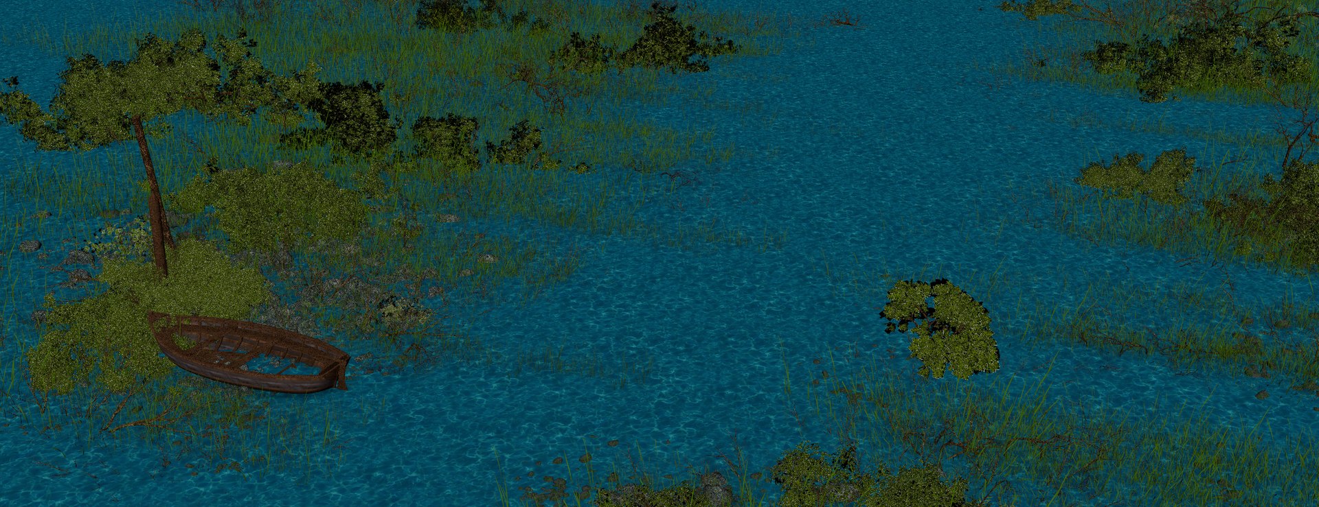 Sunset Swamp Environment 3D Model - TurboSquid 2150978