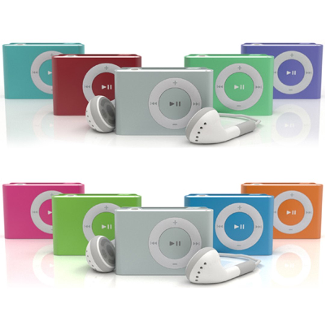 Apple Ipod Shuffle 2g 3d Model