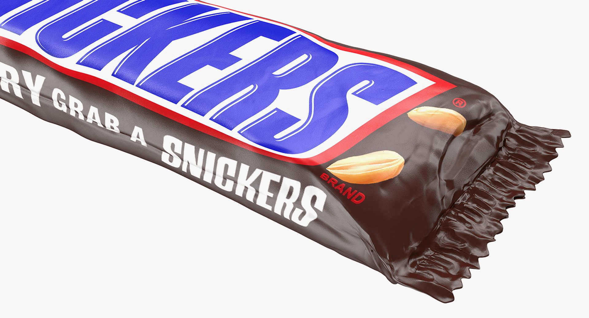 Snickers Chocolate Bar 3D Model - TurboSquid 1418888