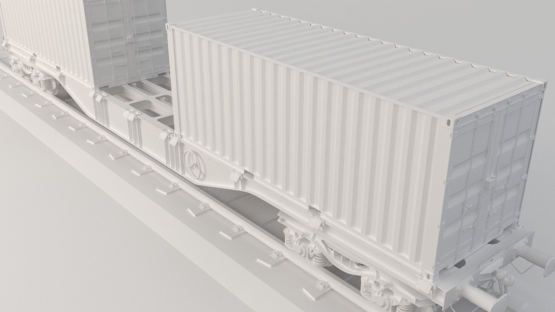 Container Train Sgs 3D Model - TurboSquid 1524041
