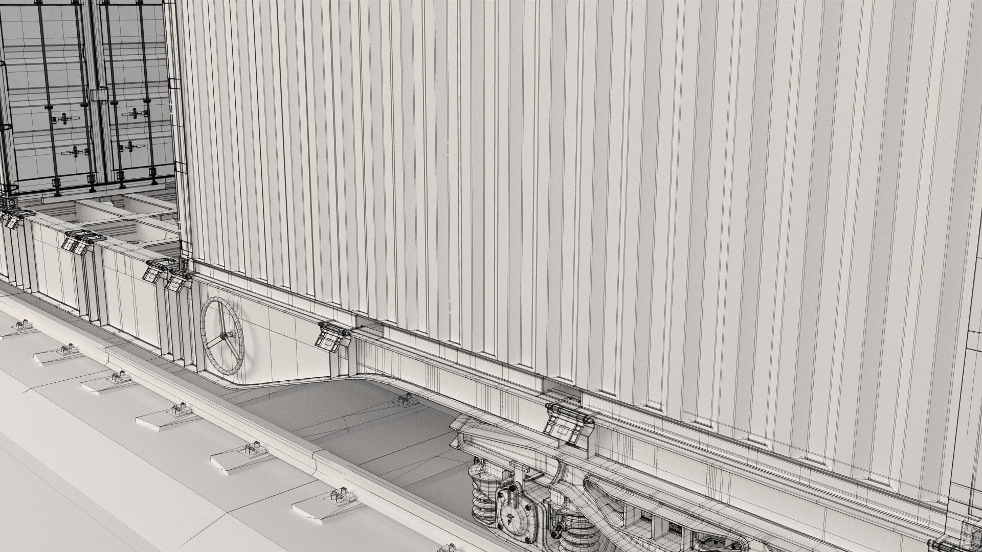 Container Train Sgs 3D Model - TurboSquid 1524041