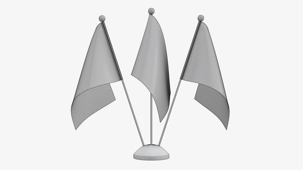 3D model decorative desk flag - TurboSquid 1697851