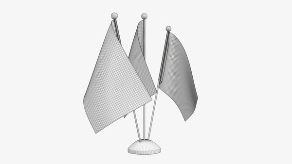 3D model decorative desk flag - TurboSquid 1697851