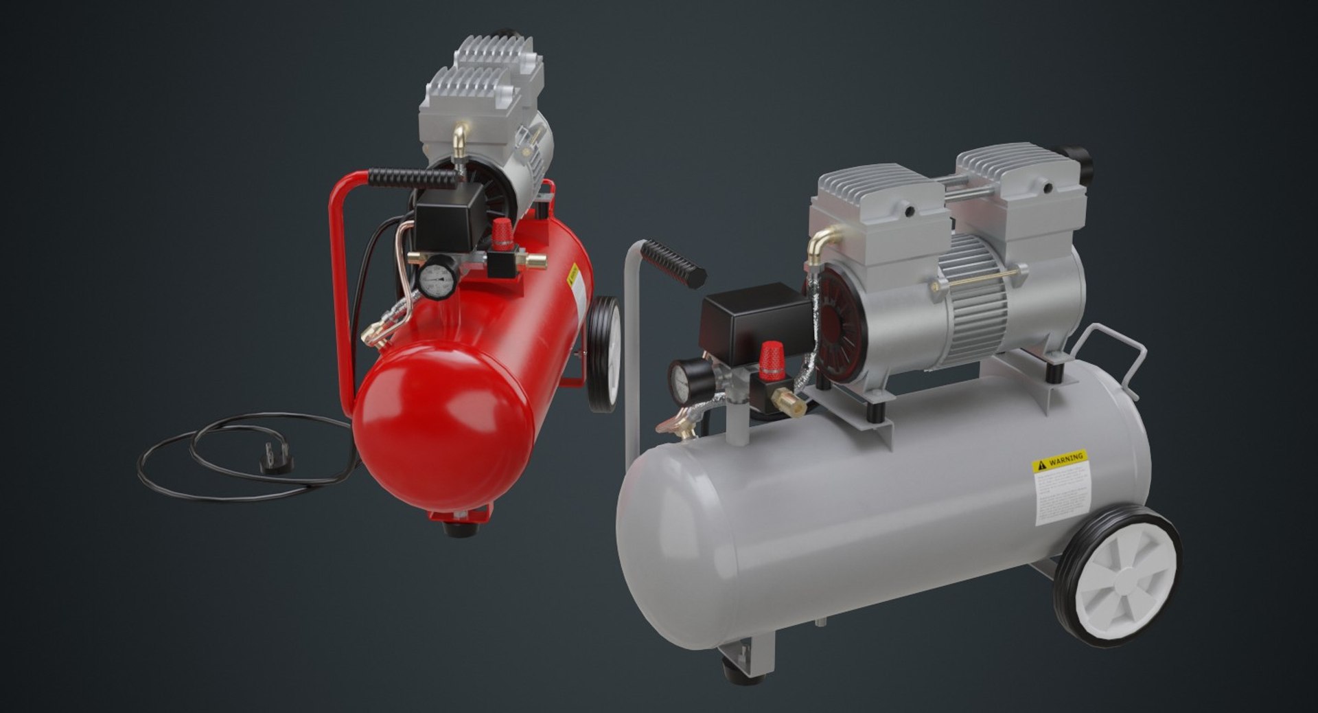3D model air compressor 3a - TurboSquid 1325428