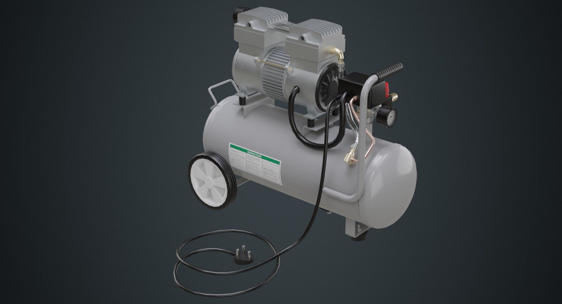 3D model air compressor 3a - TurboSquid 1325428