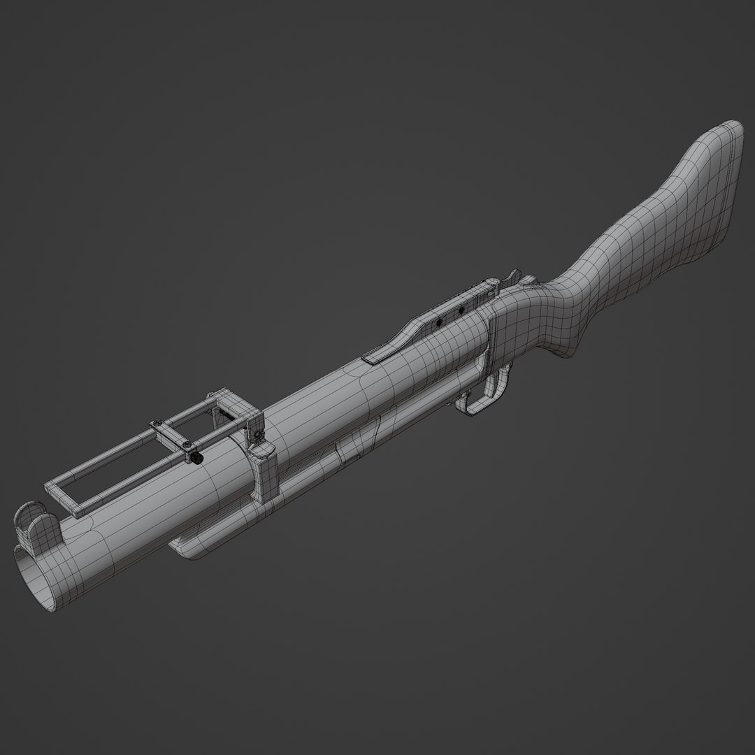 Grenade Launcher 3D Model - TurboSquid 2064274