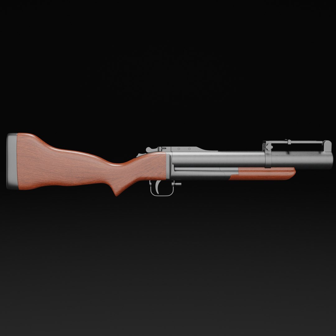 Grenade Launcher 3D Model - TurboSquid 2064274