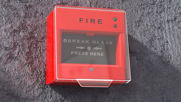 Manual point alarm 3D - TurboSquid 1685636