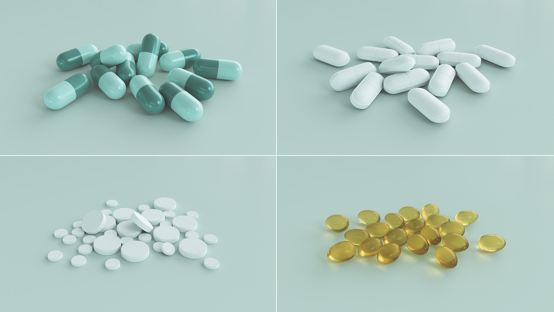 3D Medication Pills Capsules Bottles - TurboSquid 1310345