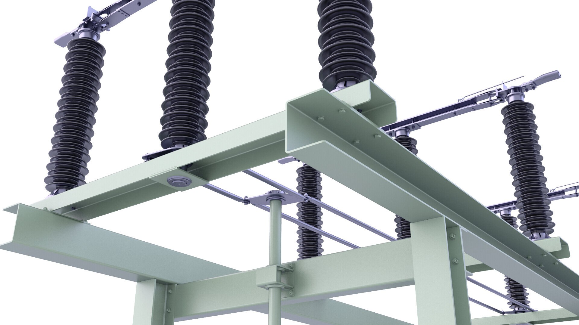 Substation Double Break Disconnector 29 3D Model - TurboSquid 2098670