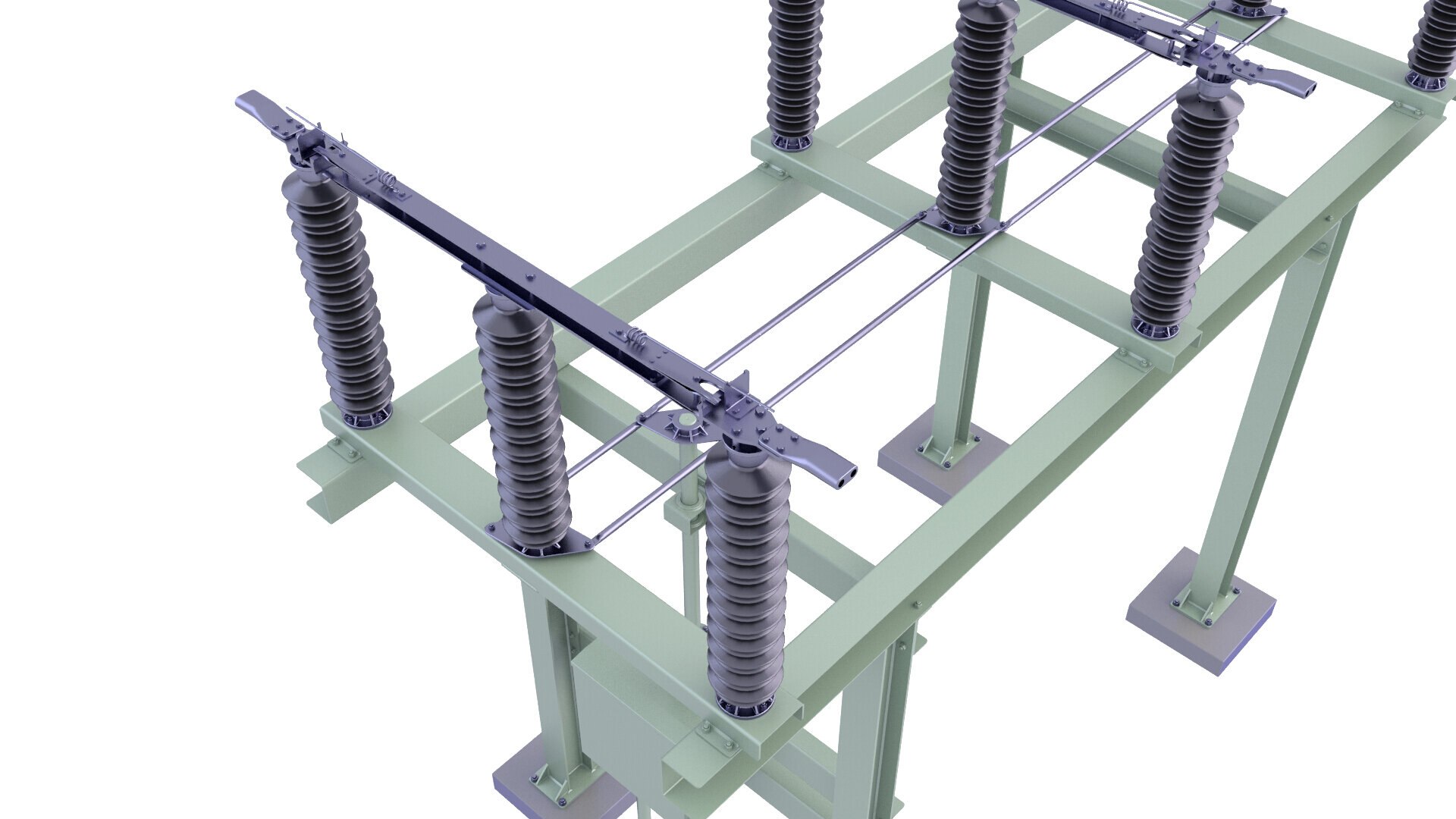 Substation Double Break Disconnector 29 3D Model - TurboSquid 2098670