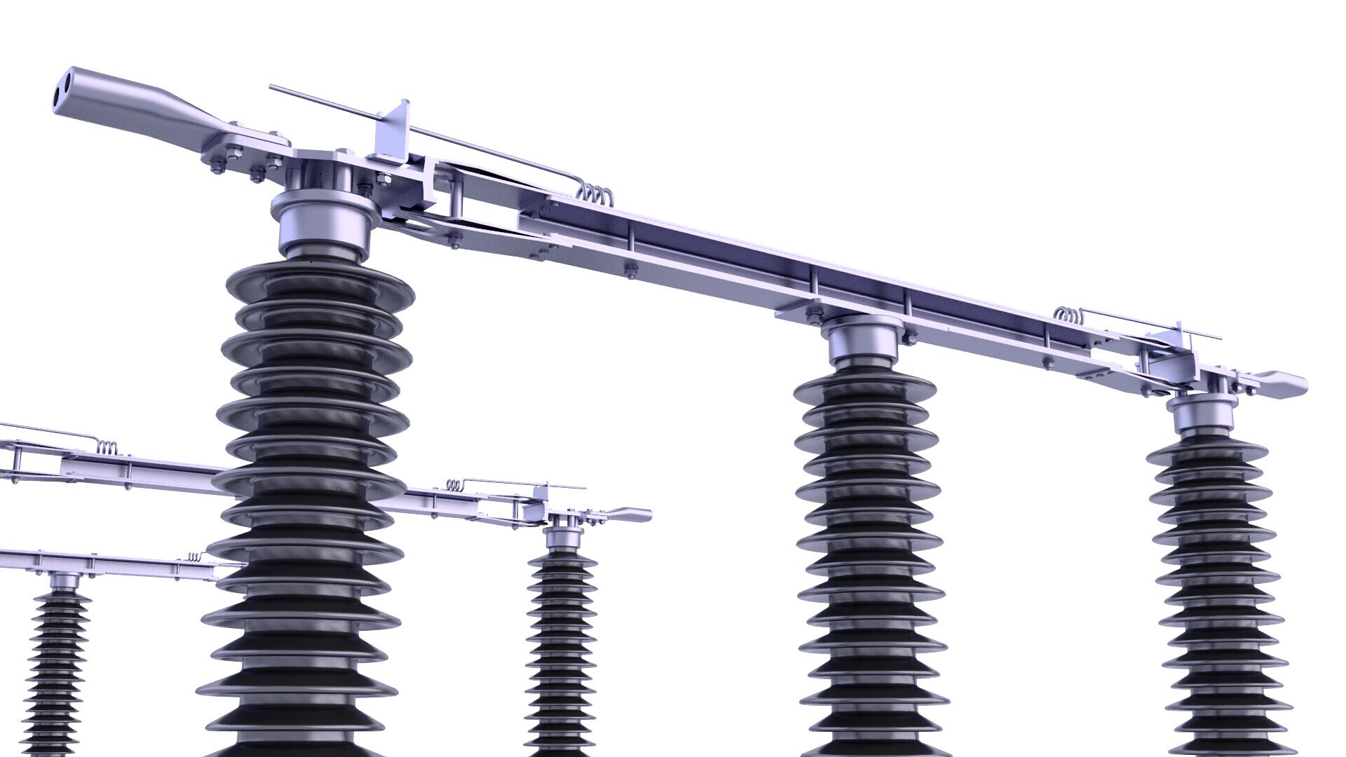 Substation Double Break Disconnector 29 3D Model - TurboSquid 2098670
